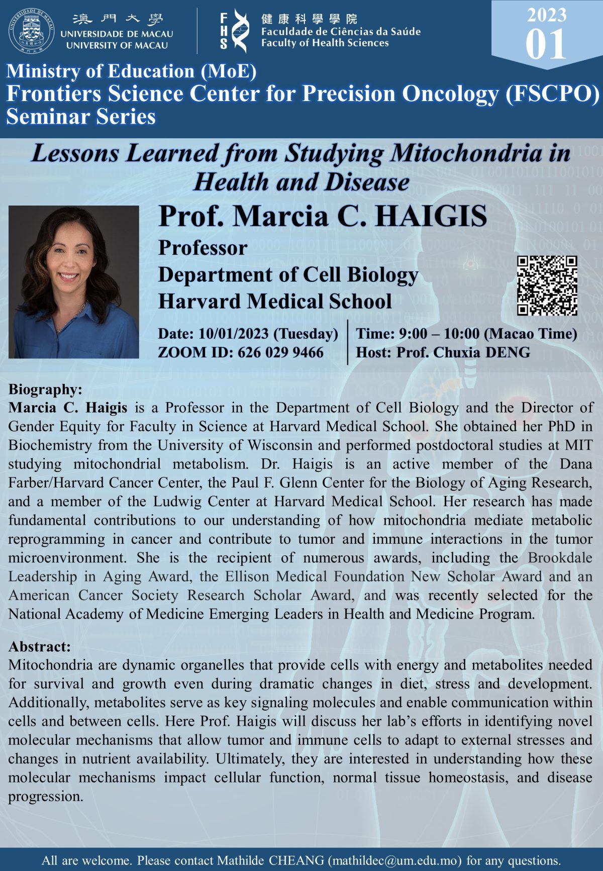 [Upcoming Activity] Seminar Series of Ministry of Education Frontiers ...