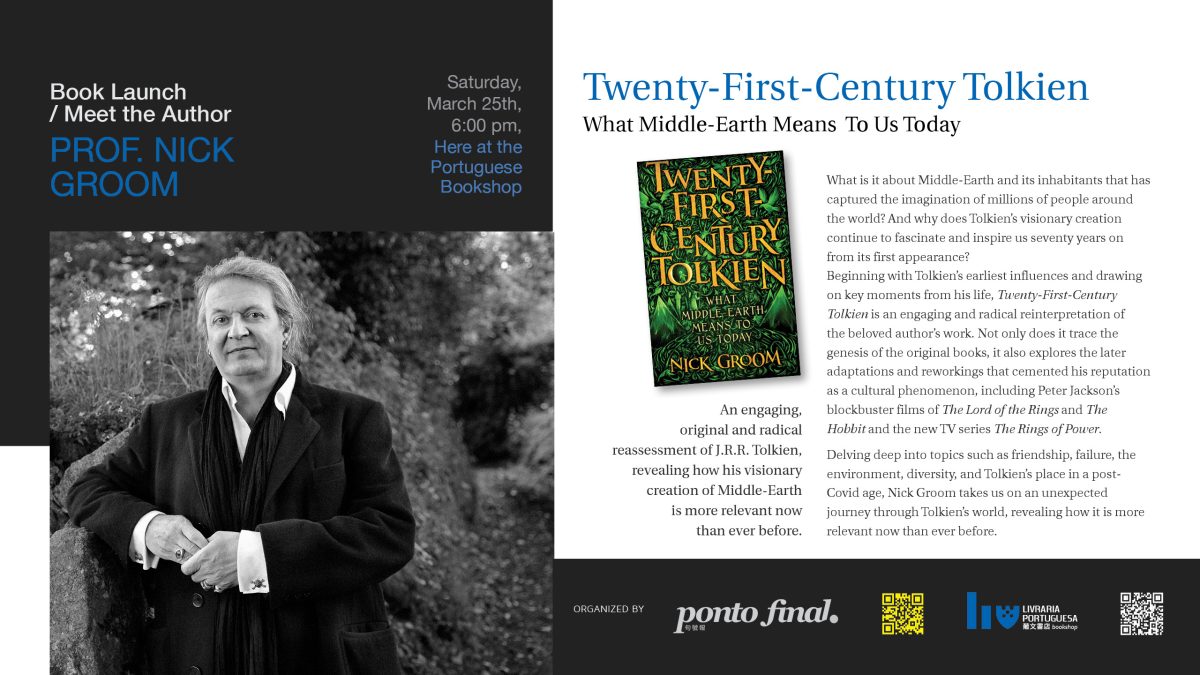 Book Launch of Prof. Nick Groom (FAH-DENG): ‘Twenty-First-Century Tolkien: What Middle-Earth ...