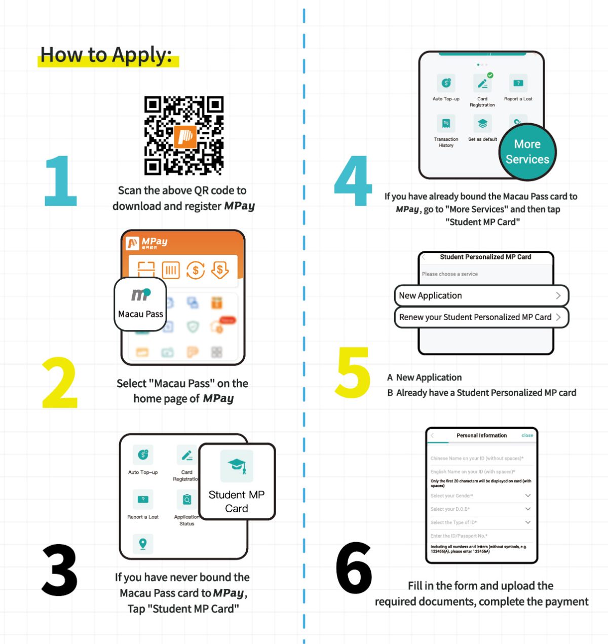 Note for 2023 Student Personalized “Macau Pass” New Application, Card ...