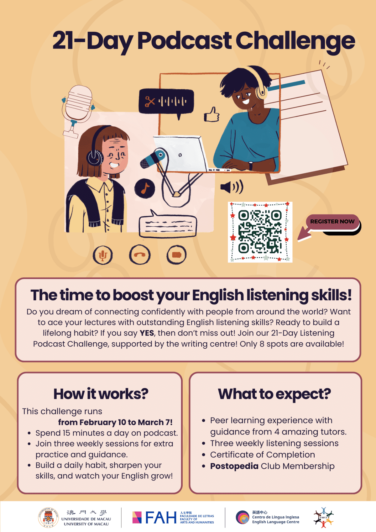 【FAH-ELC】EWCC : Join the 21-Day Podcast Listening Challenge to Boost ...