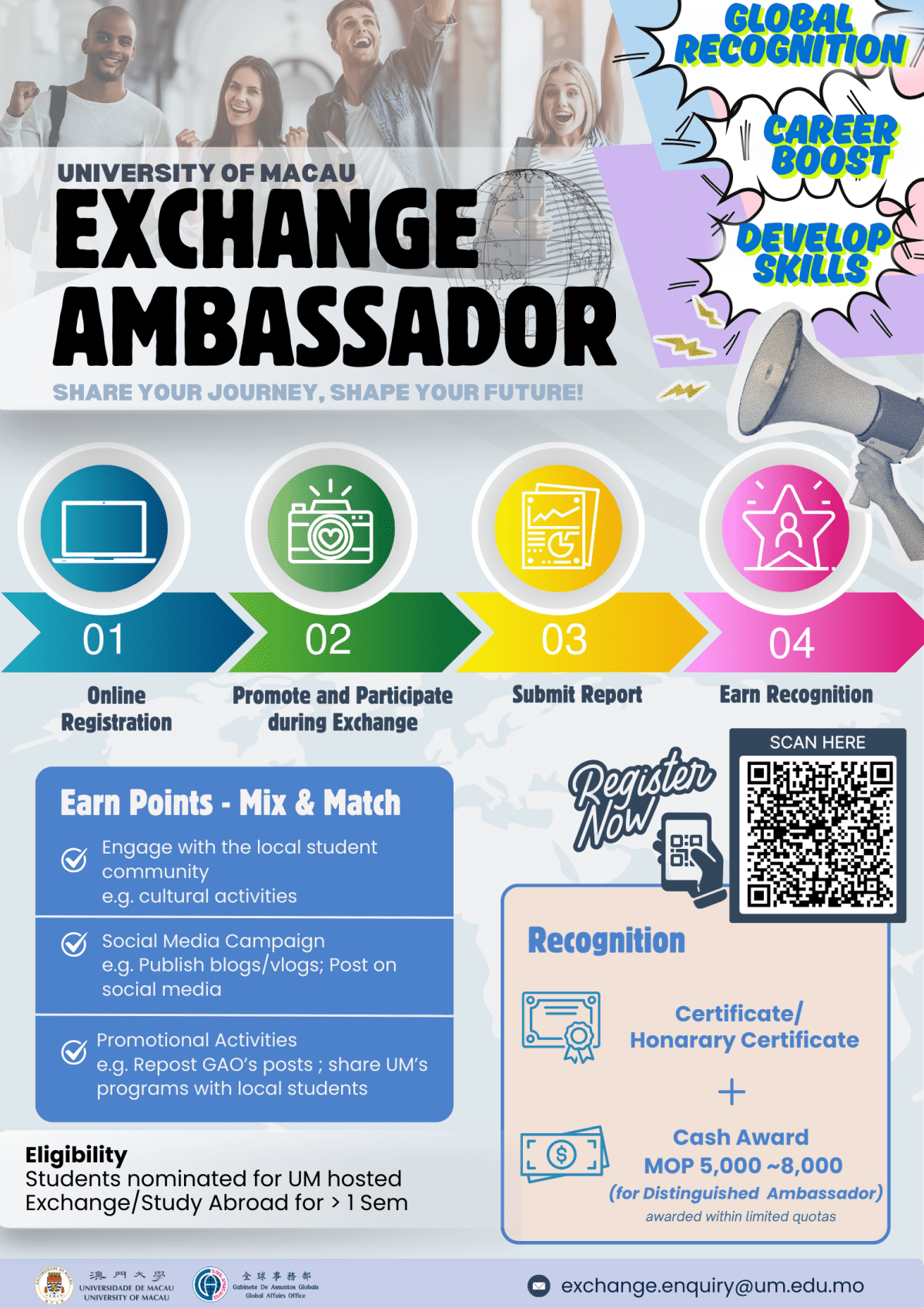 Registration Now Open | UM Exchange Ambassadors Scheme – UM E-bulletin ...