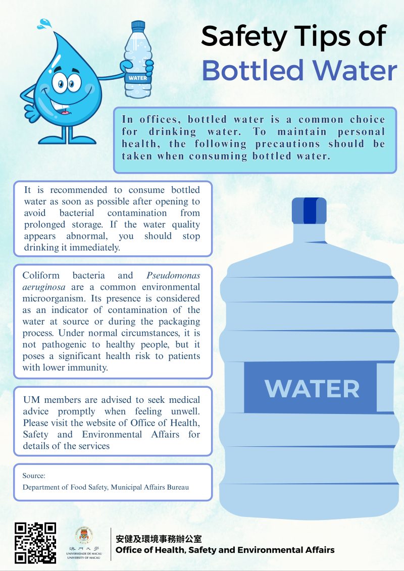 Safety Tips of Bottled Water – UM E-bulletin board