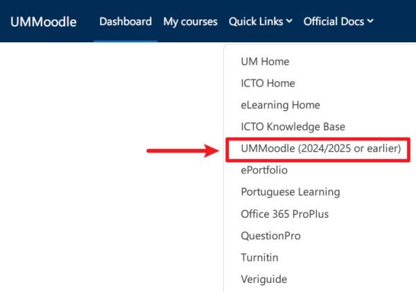 New UMMoodle System has been released – UM E-bulletin board